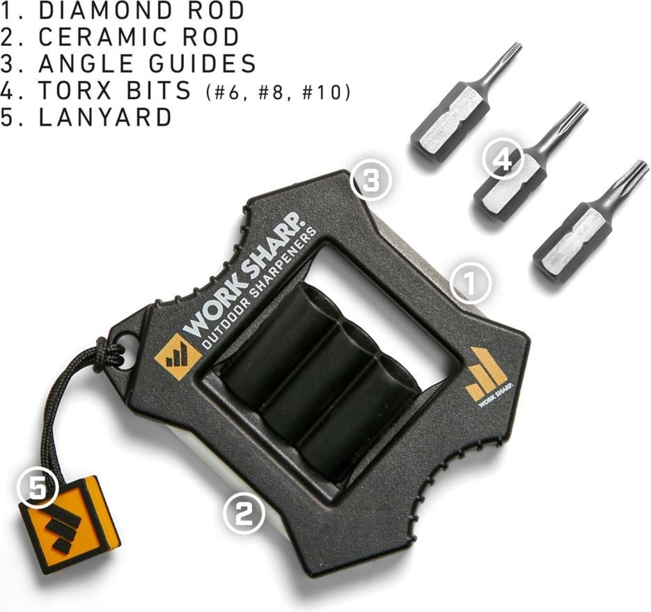 Обзор WORK SHARP MICRO SHARPENER & KNIFE TOOL. Компактный походный ...